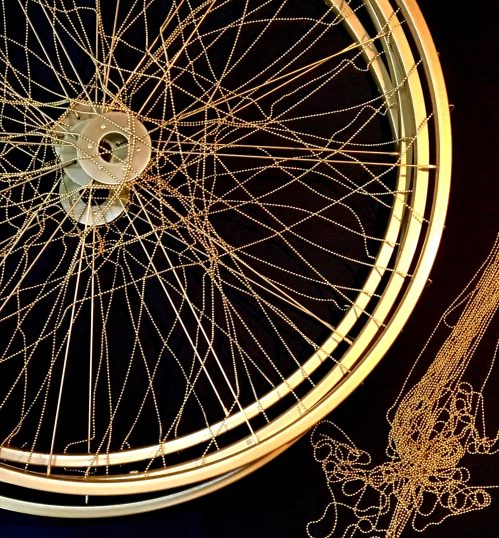 Frames and chains from Coldharbour Lights for Charis White interiors ...