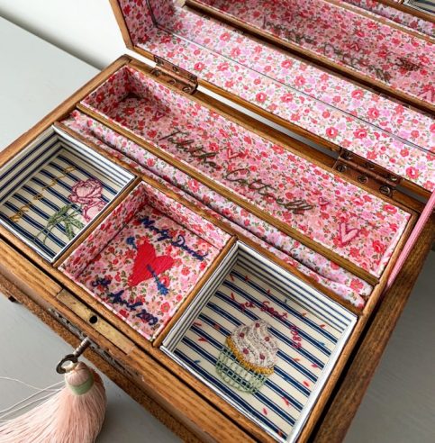 Bespoke antique boxes – Charis White Interiors